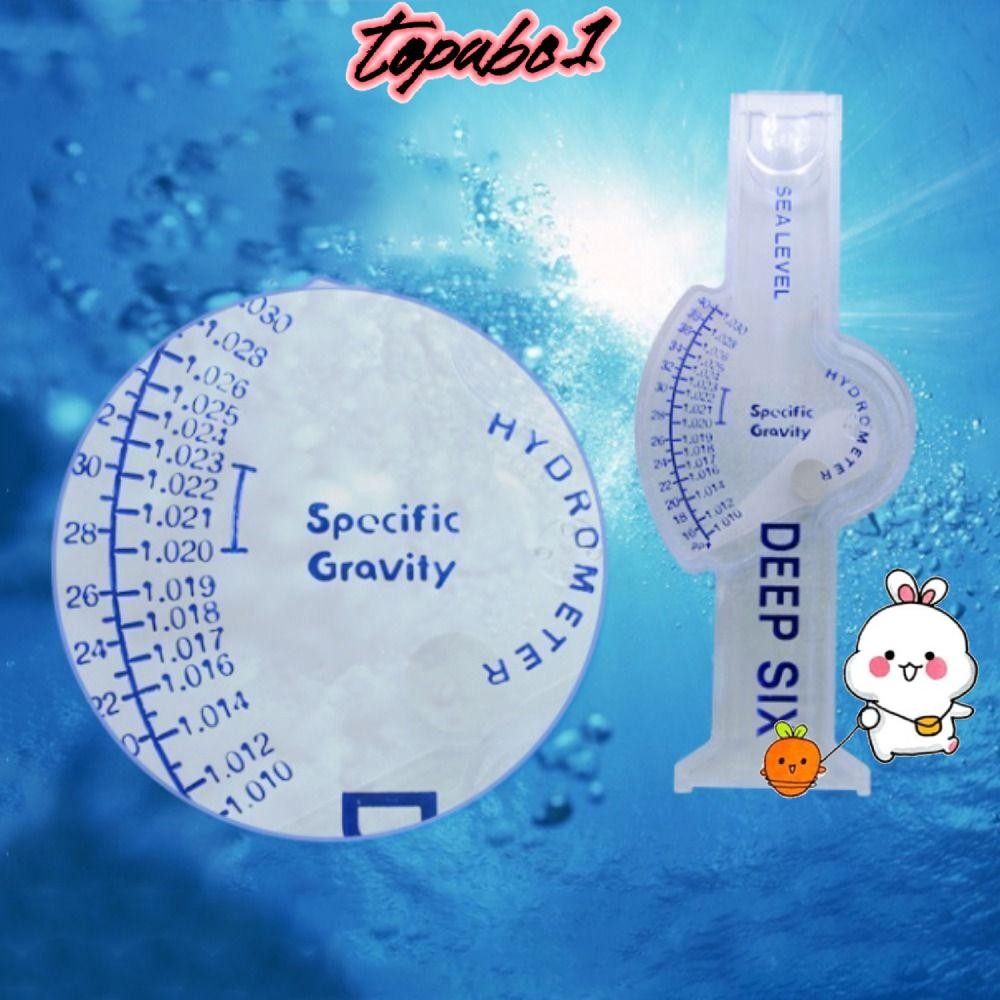 TOPABC1 Fish Tank Hydrometer, Automatic Portable Seawater Hydrometer ...