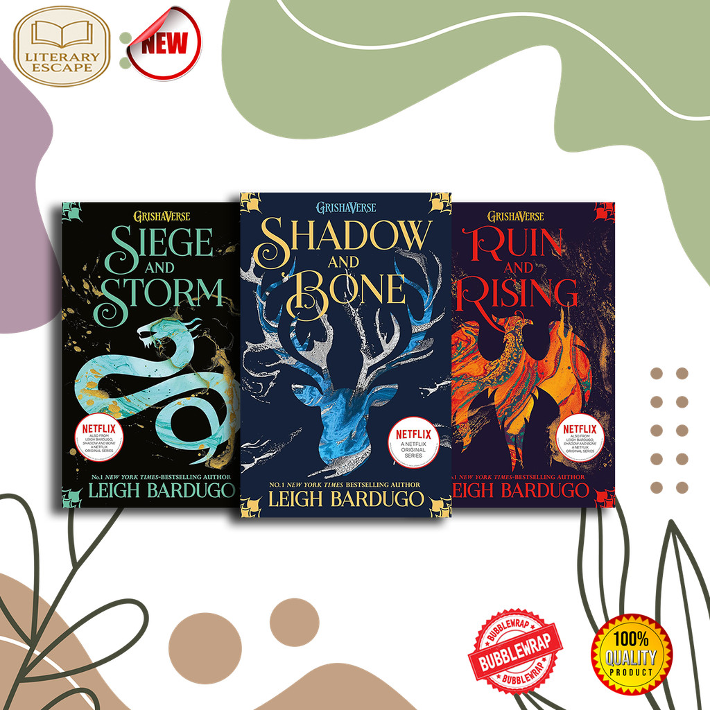 Package of 3 sets of The Shadow and Bone Trilogy Books: Shadow and Bone ...
