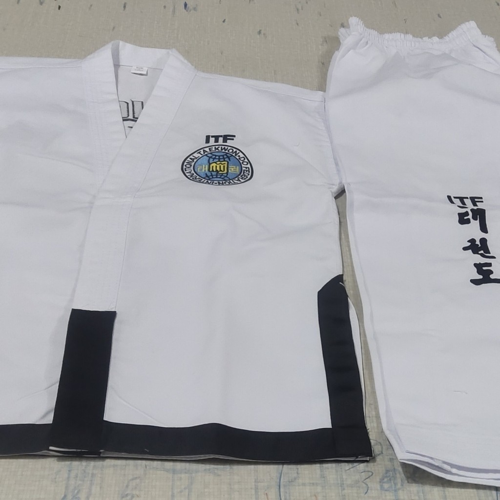 Twill Taekwondo Uniform, Payment Example Uniform Competition Training ...