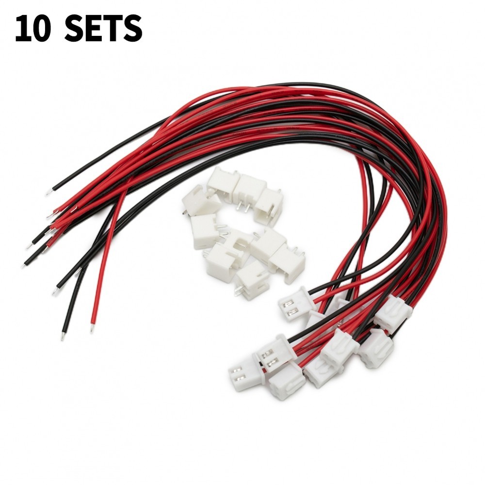 Connector Plug Accessory Connector 10 Sets 2 Pin JST XH2.54mm Mini ...
