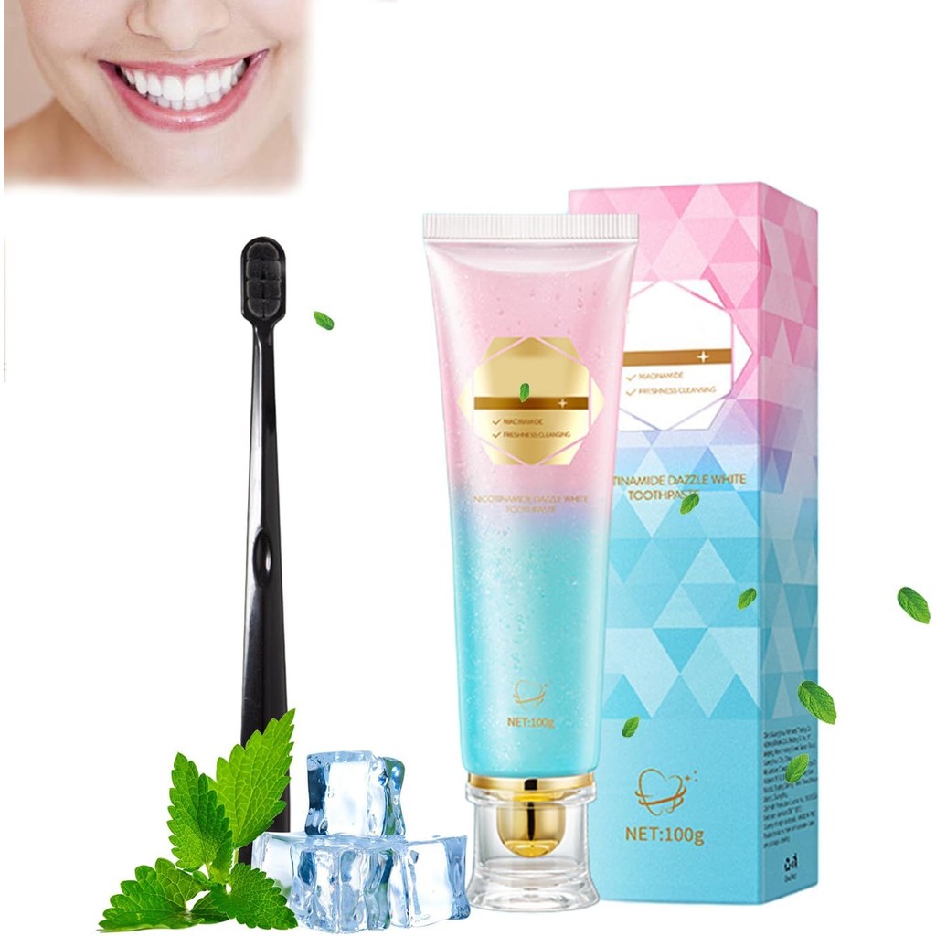 Acssart Radiant Whitening Toothpaste, Niacinamide Whitening Toothpaste ...