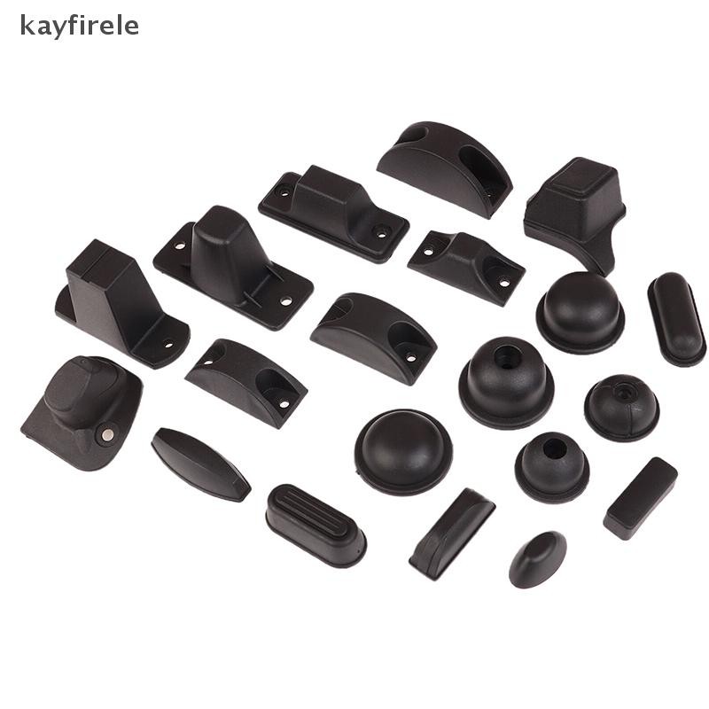 kayfirele 1Pc Black Replacement Plastic Stud Luggage Feet Pads Baggage ...