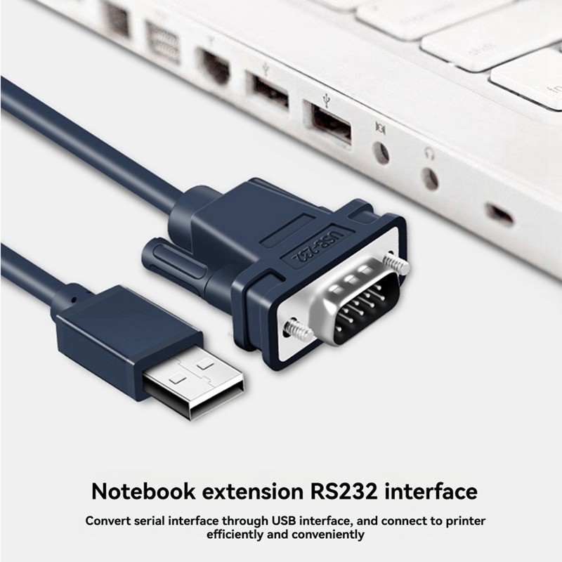 USB to RS232 Converter DB9 Serial Port Cable Industrial 9-Pin ...
