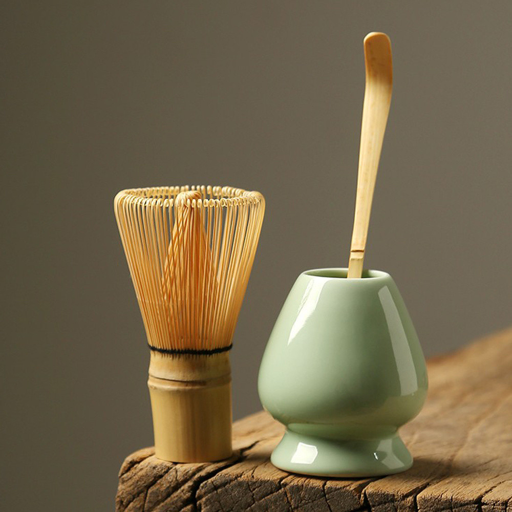 Japanese Matcha Brush Suit Benli Bamboo Scraper for Cleaning Tea ...