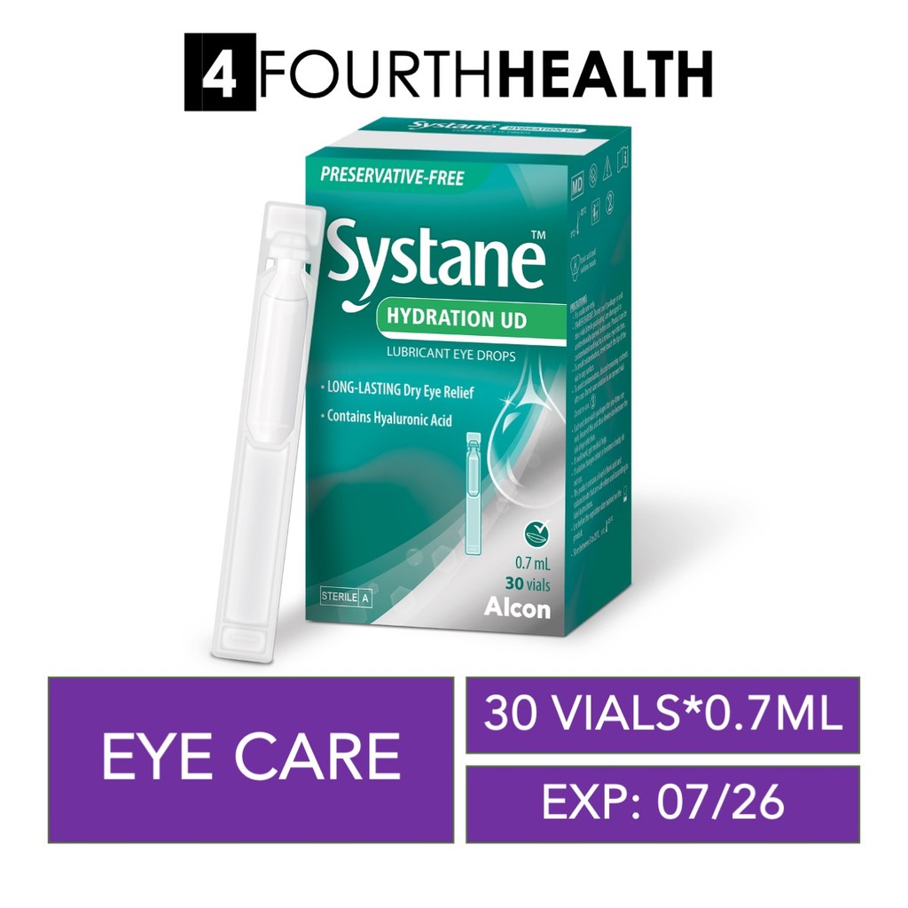 [EXP 07/26] Systane Lubricant Preservative-Free Eye Drops Hydration UD ...
