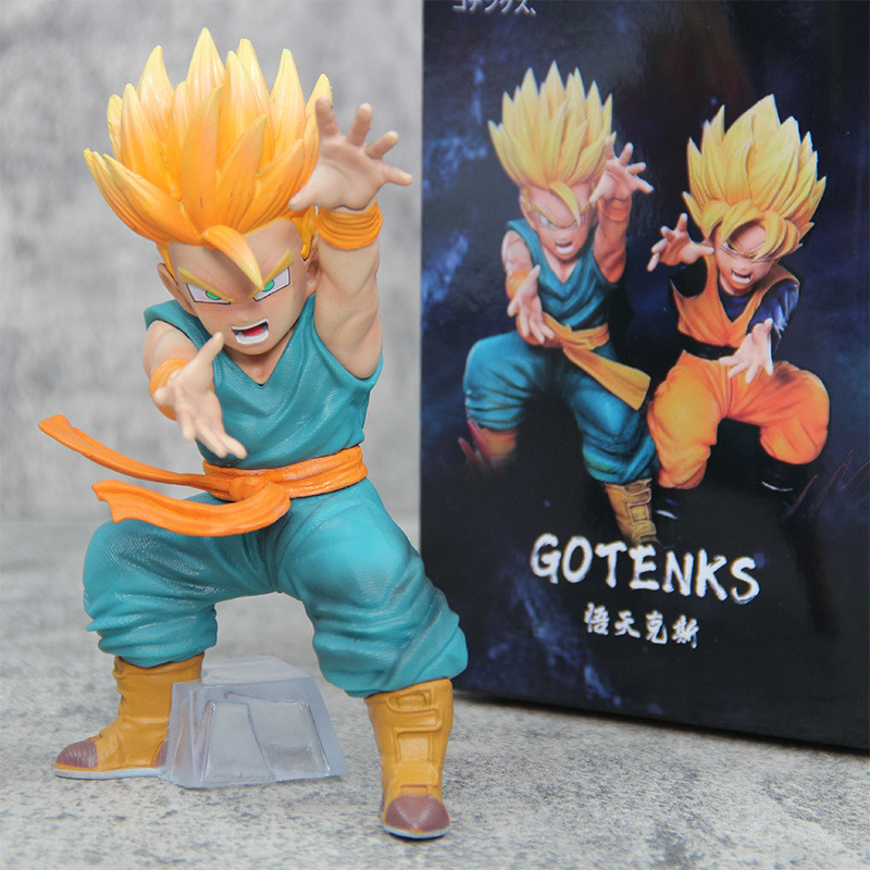 Dragon Ball Figure Hair-Made Bo Son Goten Trunks Turtle Qigong Fit ...