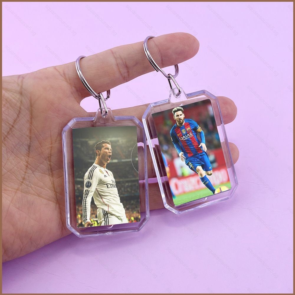 Squ6 FIFA World Cup Qatar 2022 Cristiano Ronaldo Messi key chain Double ...