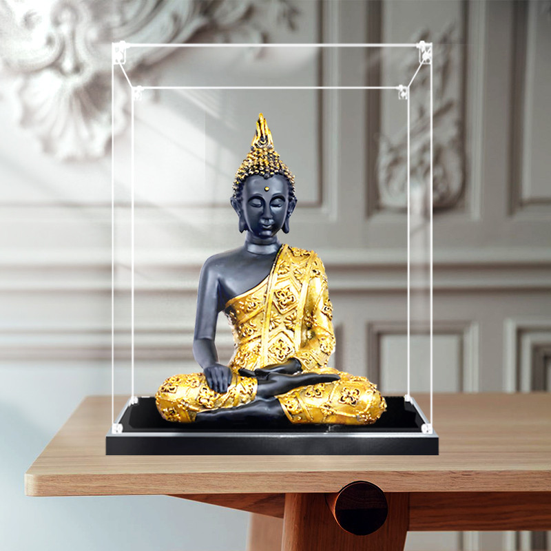 Acrylic Display Box For Buddha Statue Figurine Sculpture Case ...