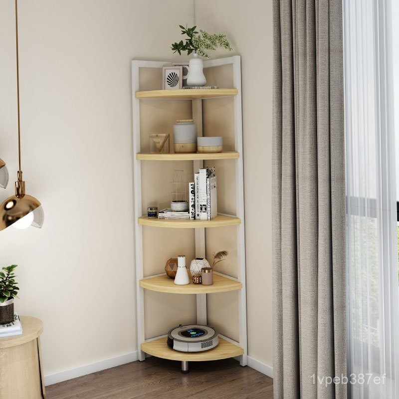 J-9/Corner Shelf Floor Living Room Multi-Layer Triangle Corner ...