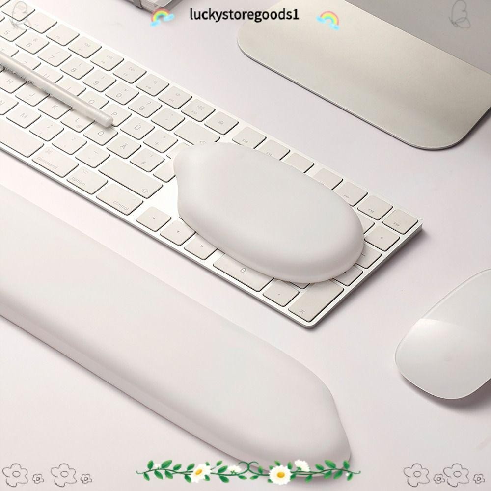 LUCKYSTOREGOODS1 Keyboard Pad, PU Gaming Wrist Rest Mouse Pad, Rice ...