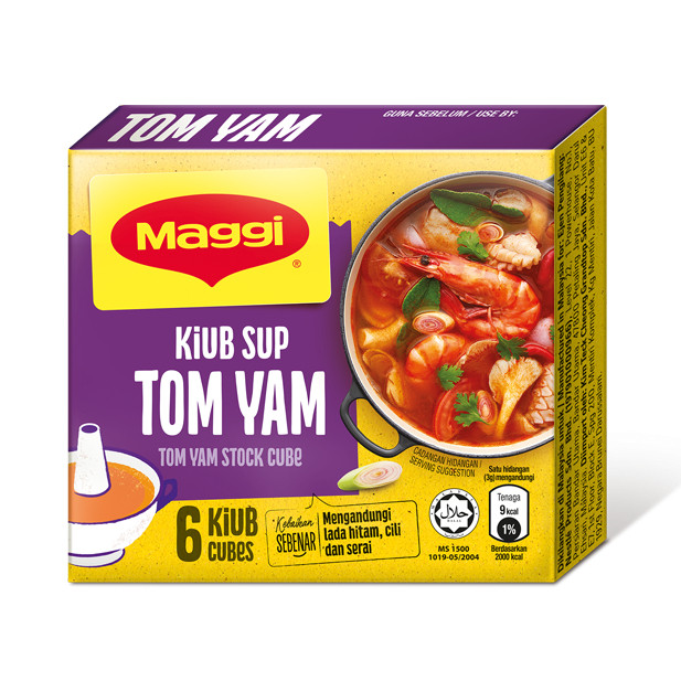 MAGGI Kiub Sup Tom Yam | Tom Yam Cube 60g | Shopee Singapore