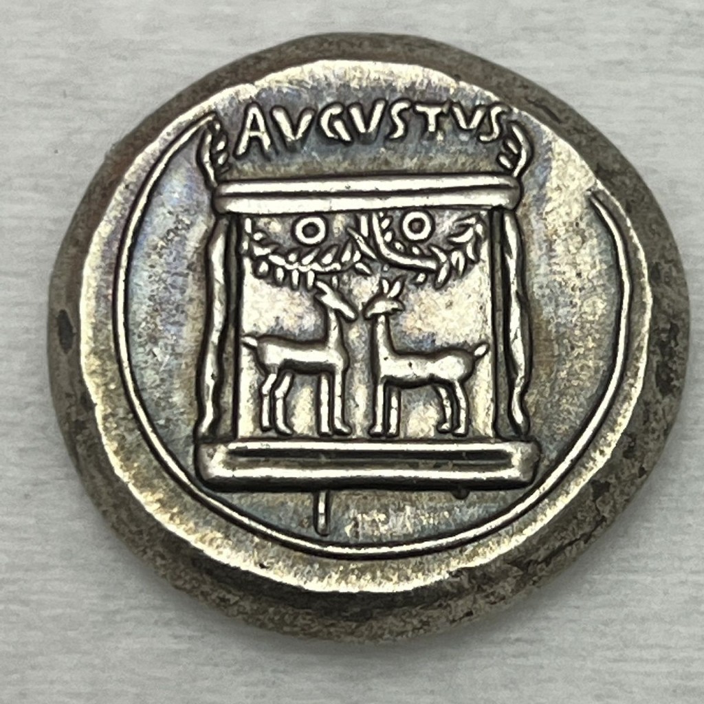 Thick Ancient Greek Coins Ancient Roman Coins Double Deer Figure ...