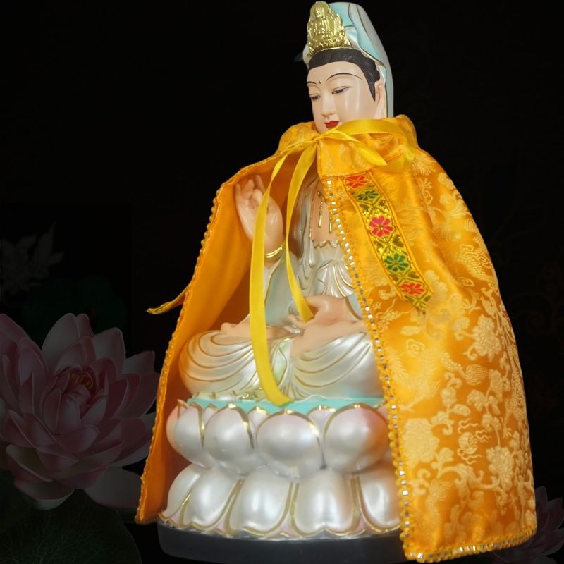 Widened Plain Surface Glossy God Statue Buddha Statue Cloak Buddha ...