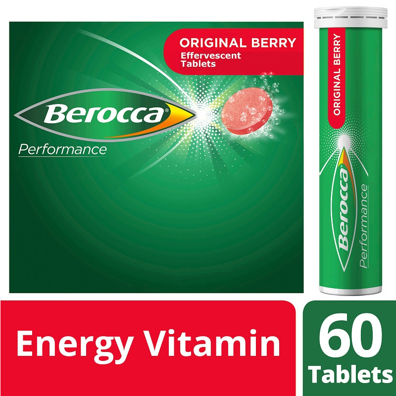 [Expiry: 05/2026] Berocca Performance Original Berry Effervescent ...