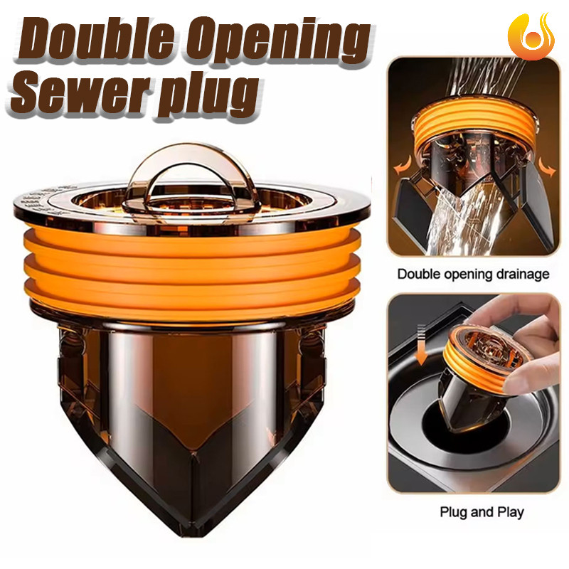 Anti-odor Plug Floor Drain Core Deodorant Water Backflow Floor Strainer ...