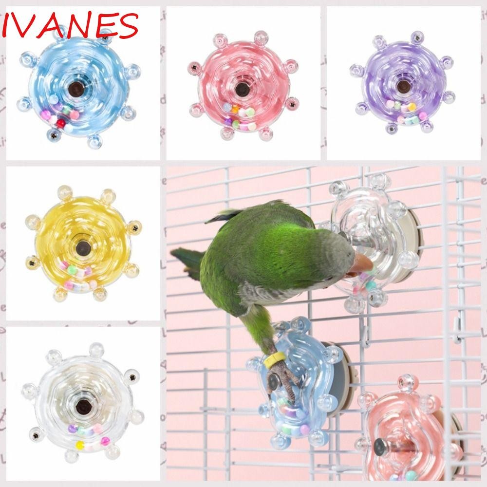IVANES Bird Turntable Hang Toys, 360 ° Rotation Plastic Bird Sounding ...