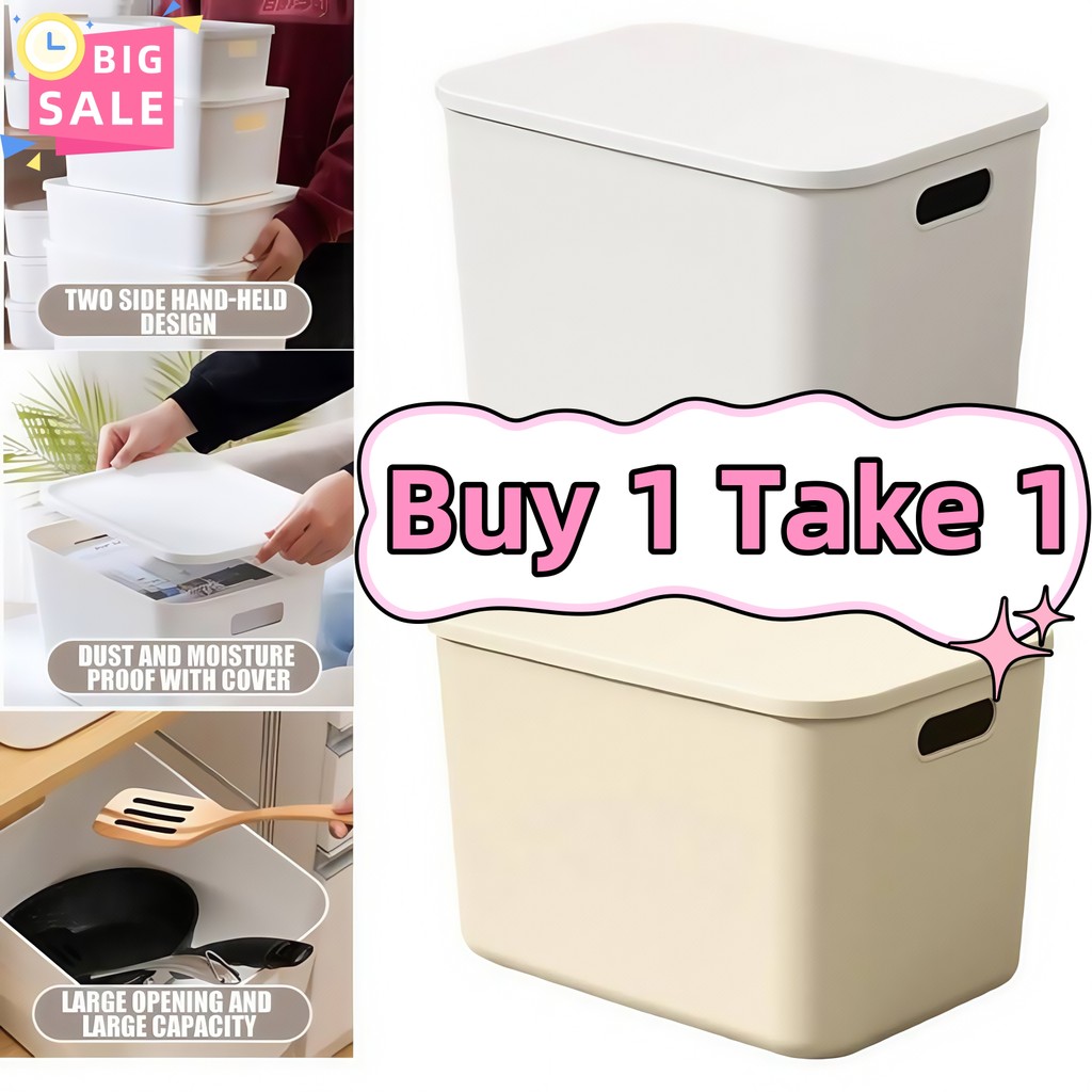 Japanese Style Storage Box Shelf Organizer Plastic Container Box with ...