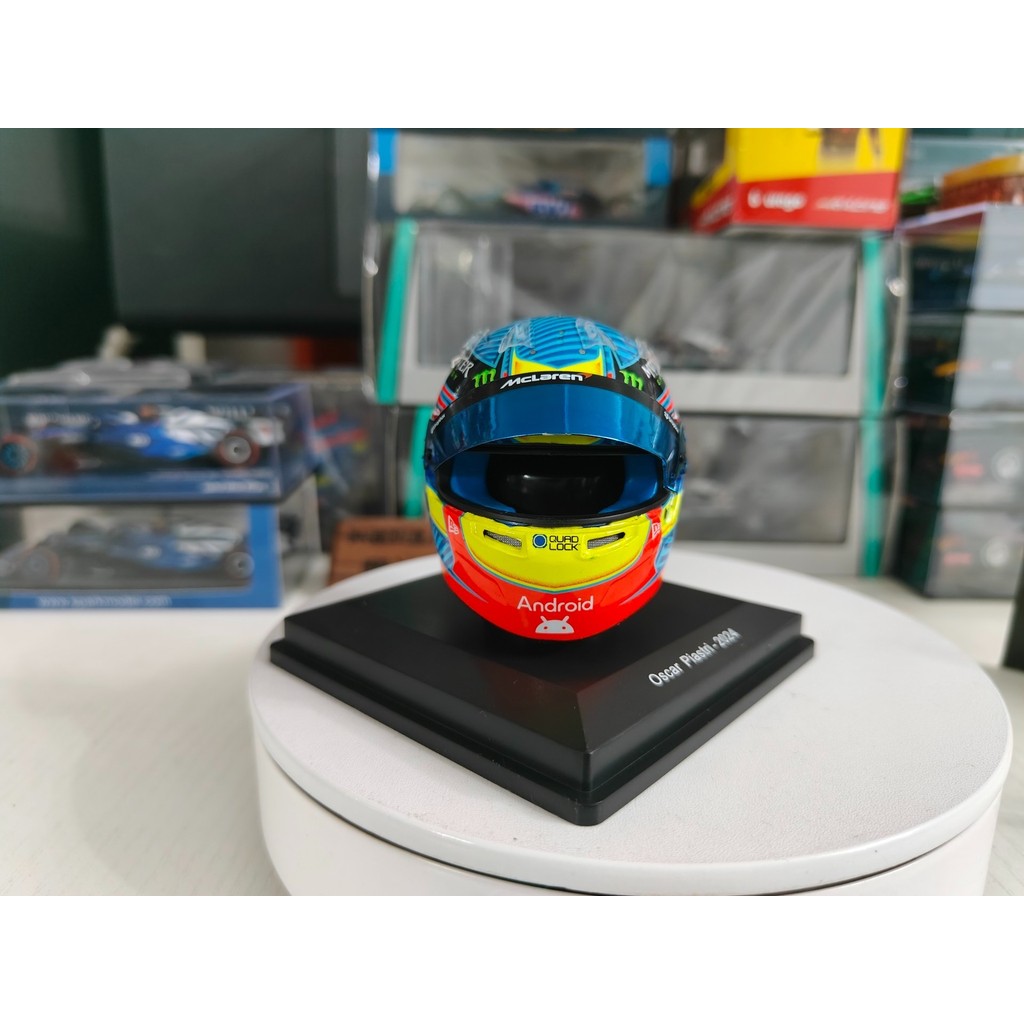 [Ready Stock] Piastri 2024 Coating Helmet Model McLaren Fleet spark One ...