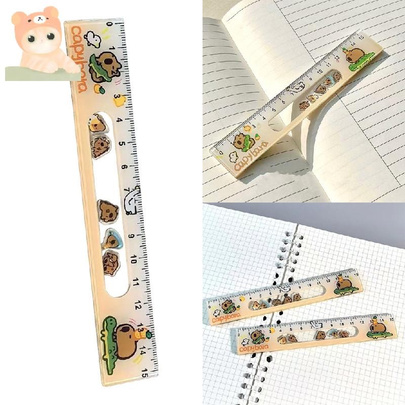 Cartoon Cute New Water Porpoise Shake Joy Acrylic Ruler Capibala ...