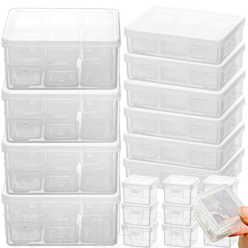Card Lock Buckle Storage Box - Multiple Sizes, Dust-Proof, Portable ...