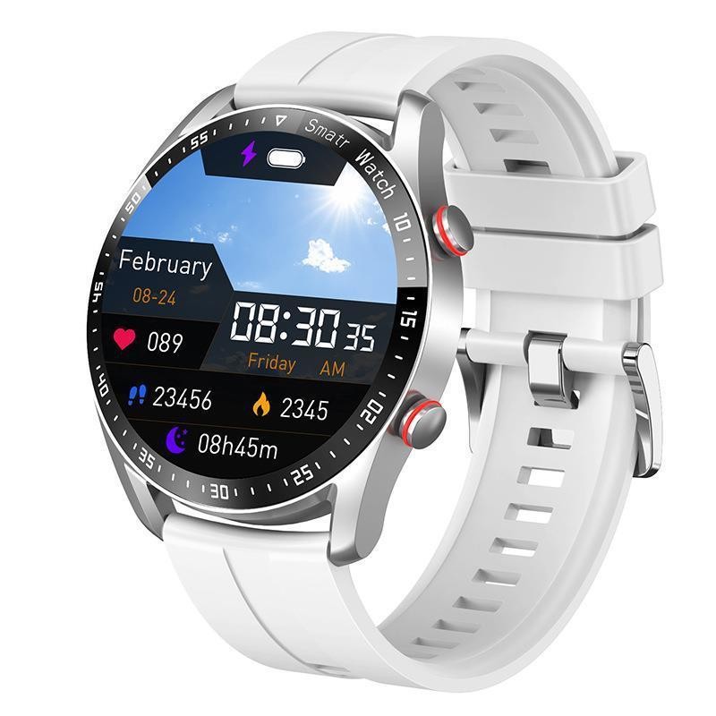 Large Screen watch Smart watch Heart Rate Monitoring Business Round ...