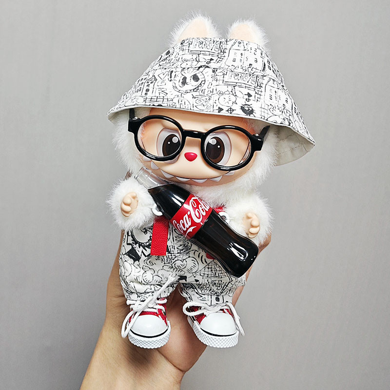 Labubu Coca-Cola Series|Labubu Clothes Overalls, Suitable for labubu v1 ...