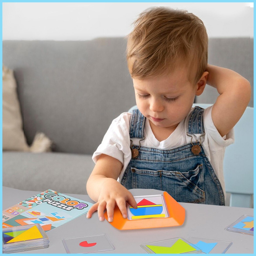 Travel Tangram Puzzle Jigsaw Shapes Dissection Travel-Friendly Puzzles ...
