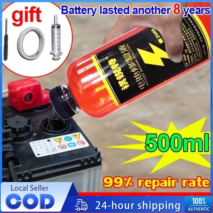 500ml Battery acid water Car battery water Battery repair liquid Air ...