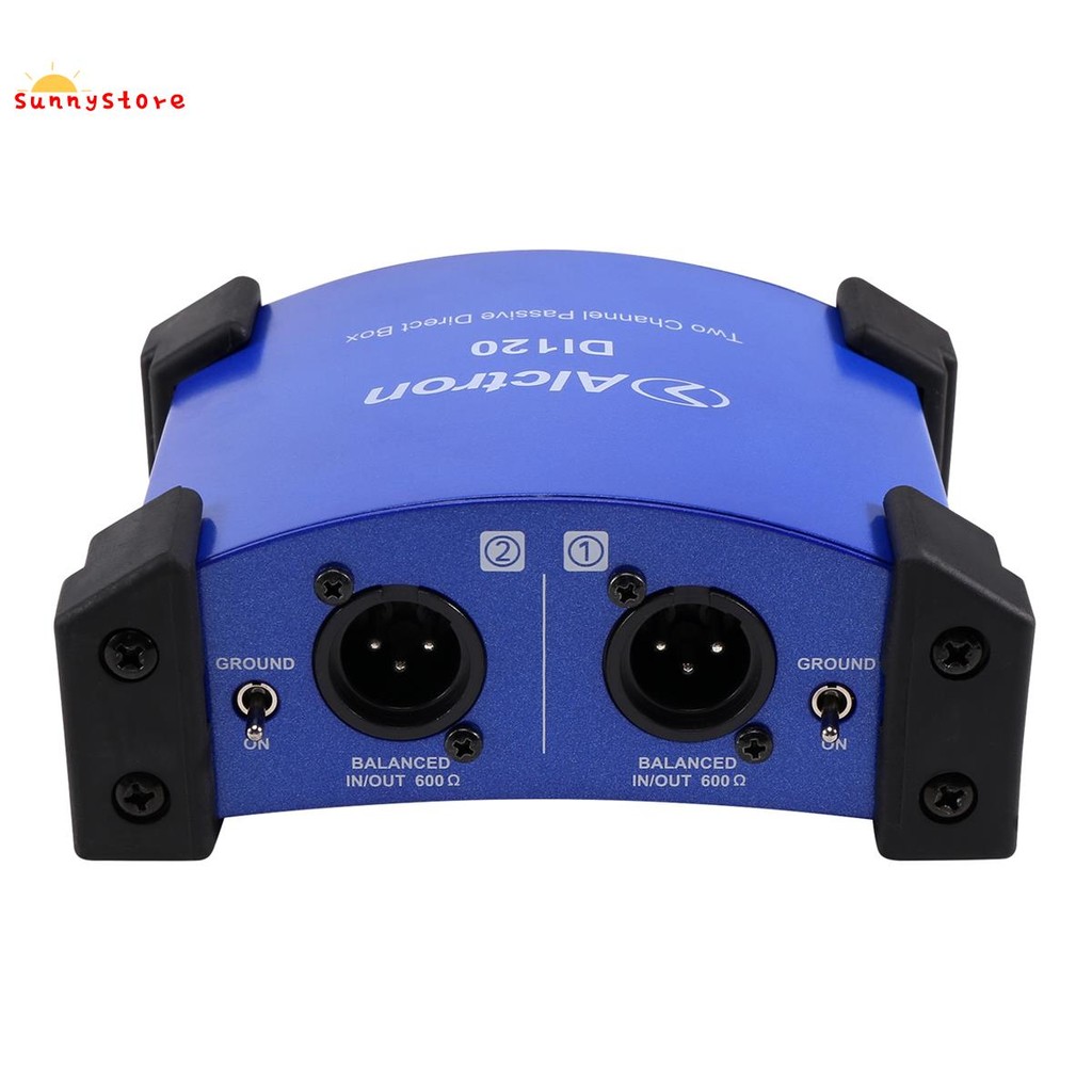 DI120 Two-Way Passive DI Box Impedance Converter DI BOX Stage Effect ...