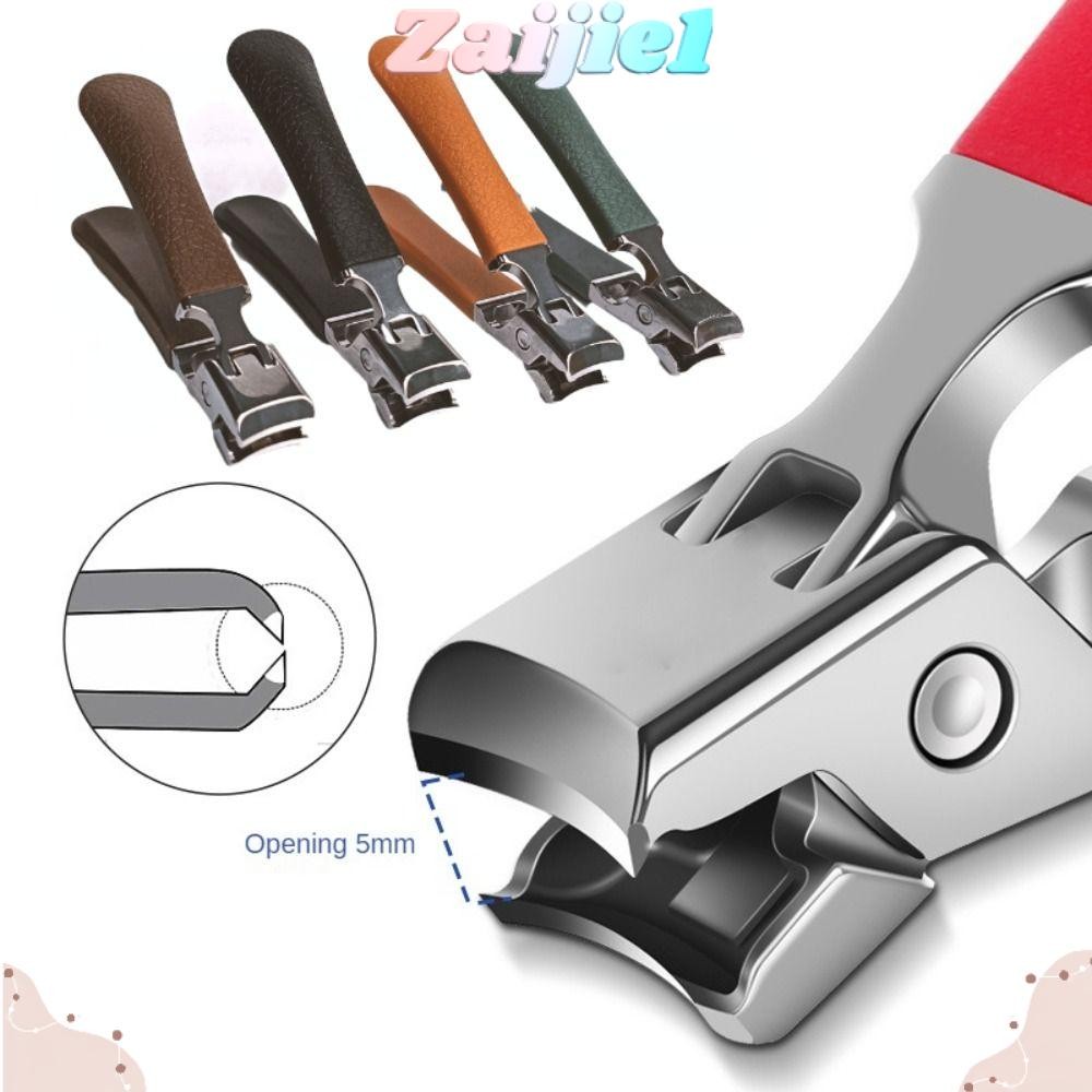 ZAIJIE1 Fingernail Cutter, Anti-splash Stainless Steel Nail Clippers ...