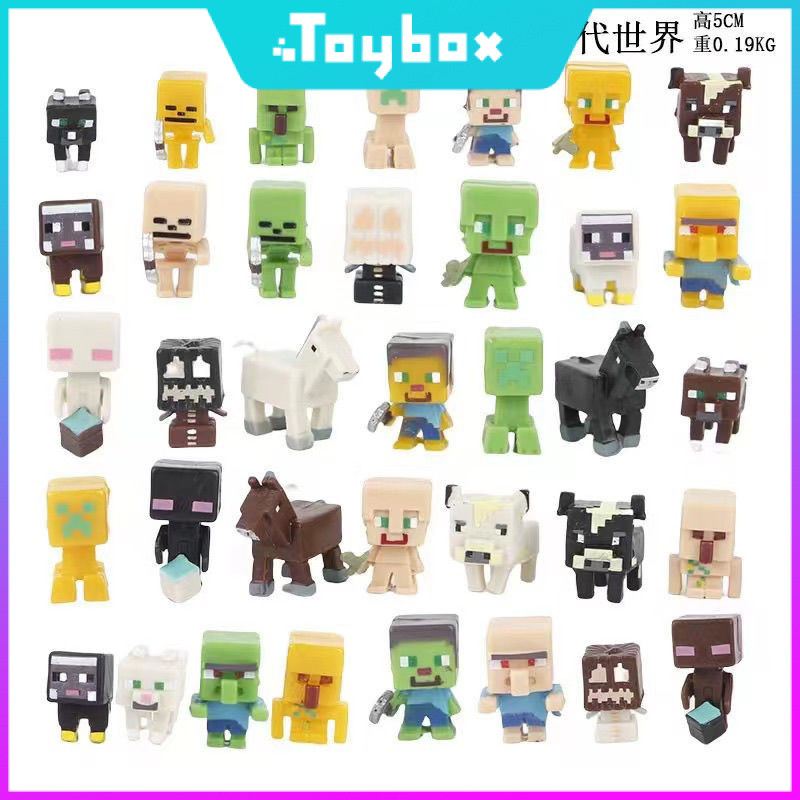 Minecraft Plastic Toy Doll Steve Iron Golem Doll Model | Shopee Singapore