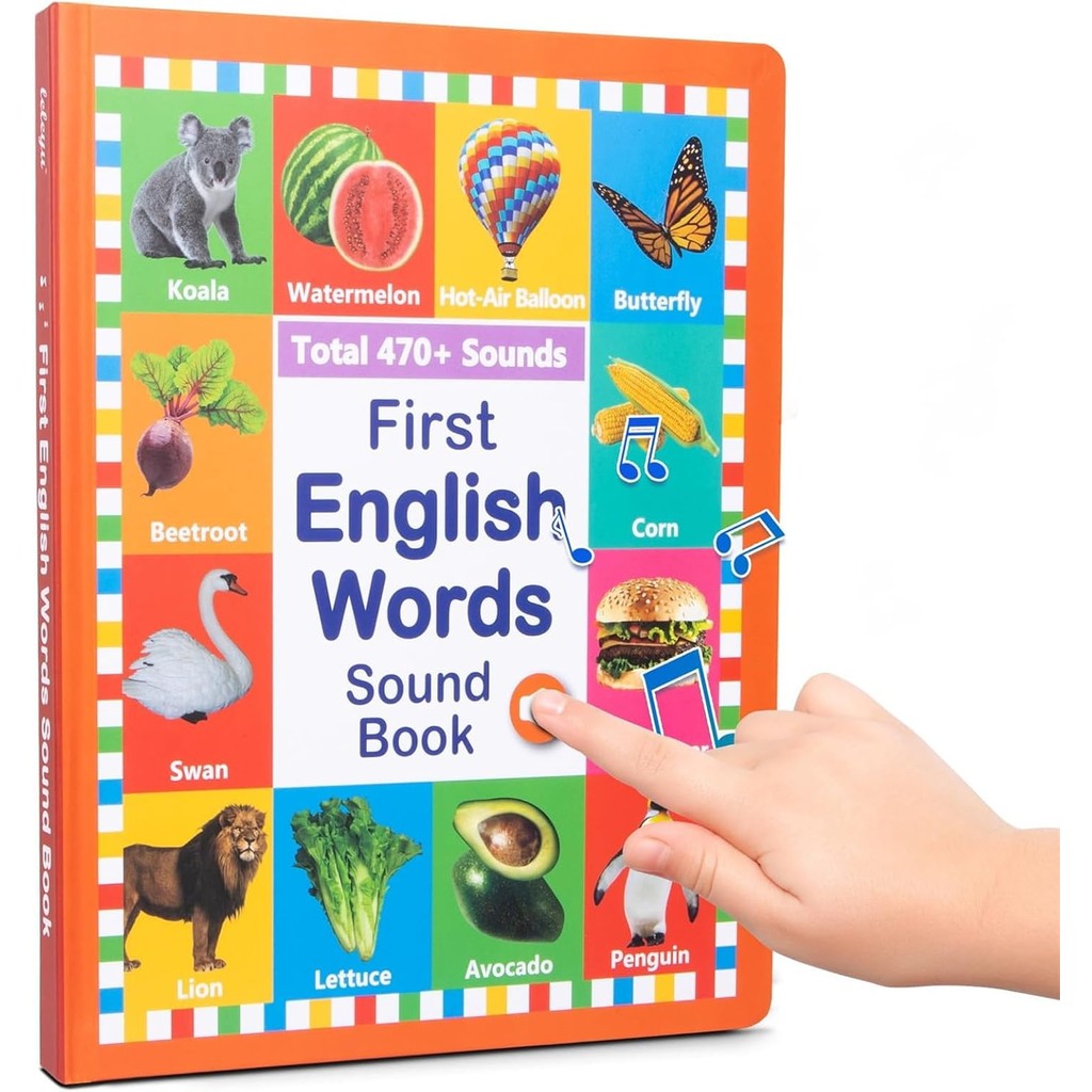 My First English Sound Toy – 470+ Words, 21 Themes, Fun Word Game,Press ...