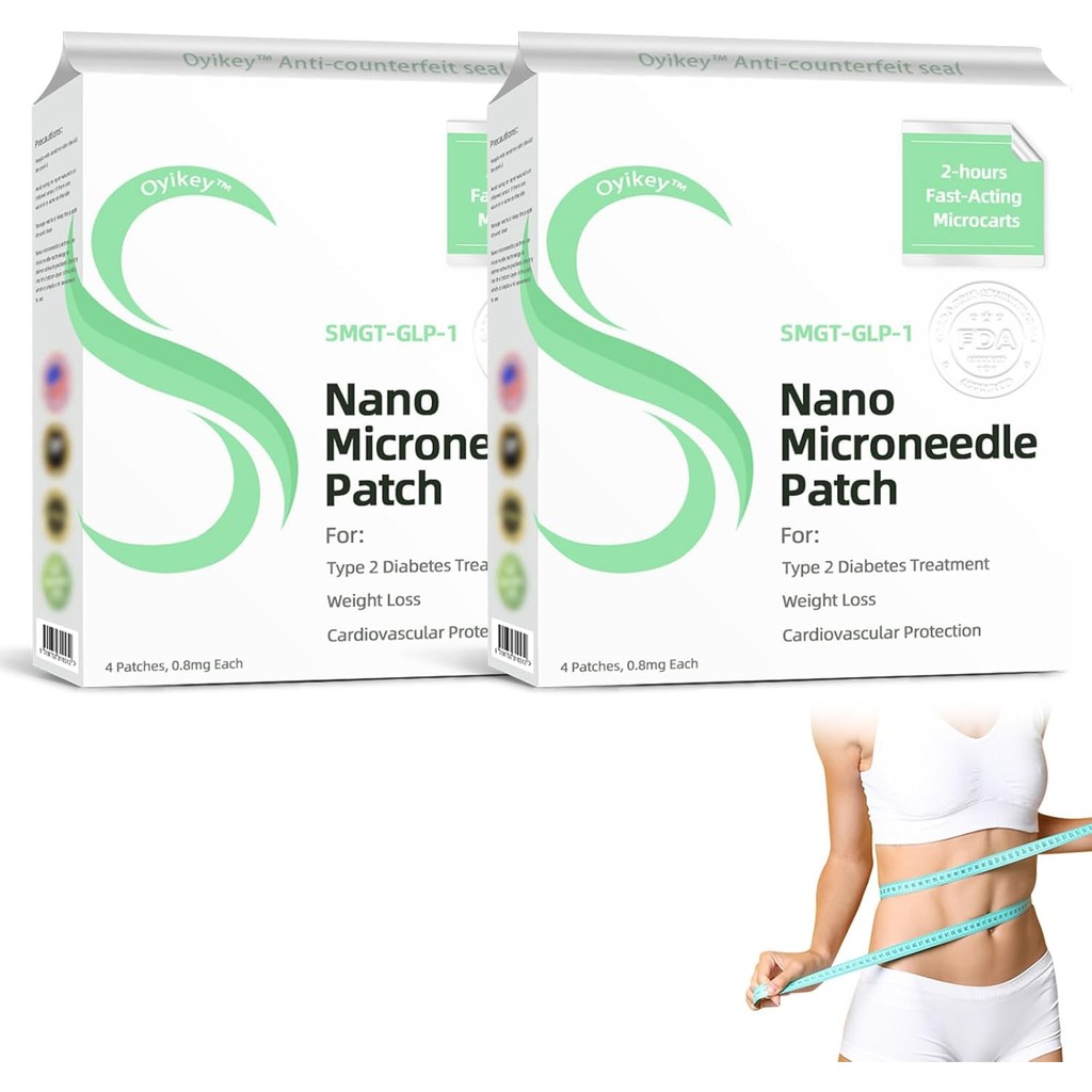 Oyikey SMGT-GLP-1 Nano Microneedle Patch, Natural nano microneedle ...