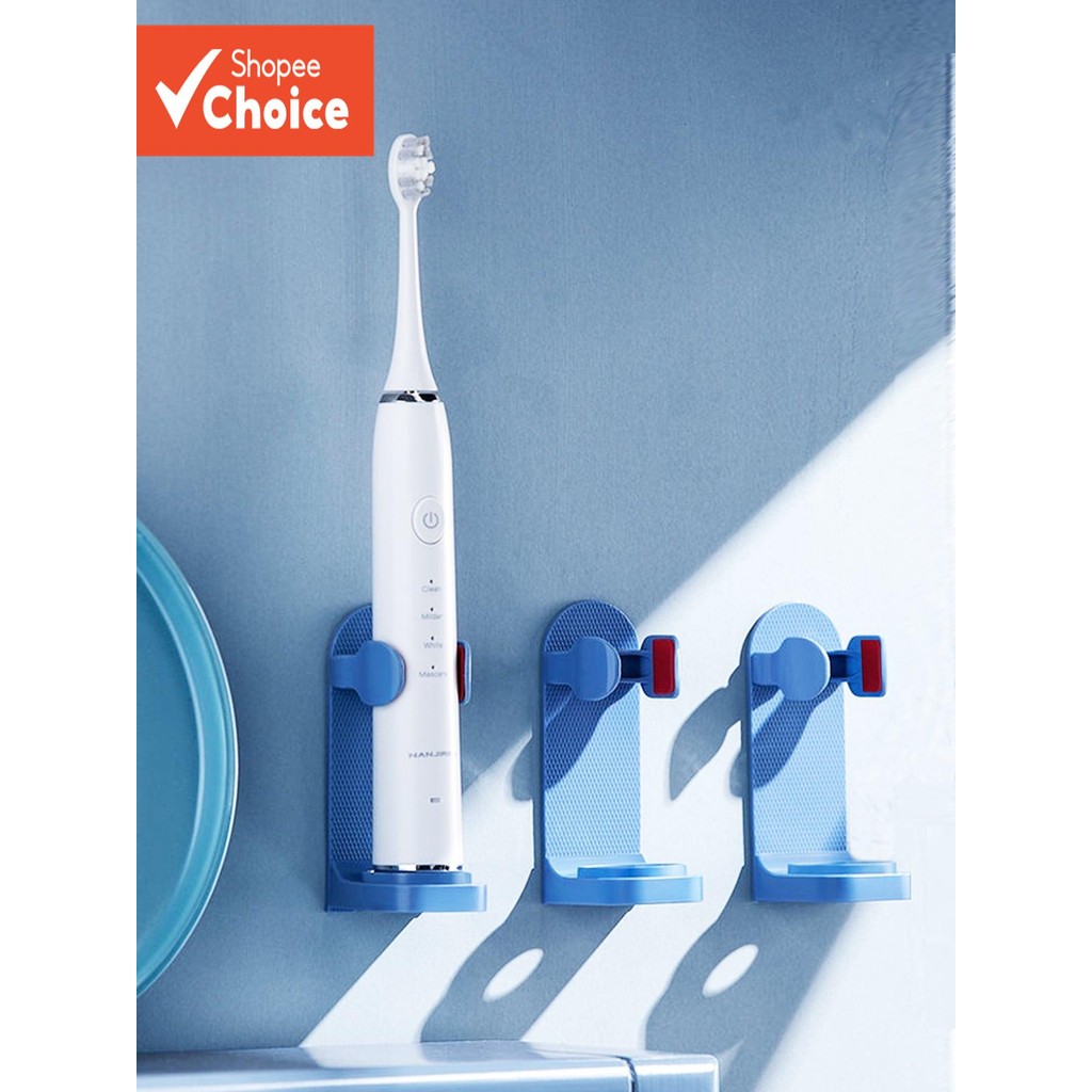 1pc Spiral Shading Electric Toothbrush Storage Rack Wall-Mounted Anti ...