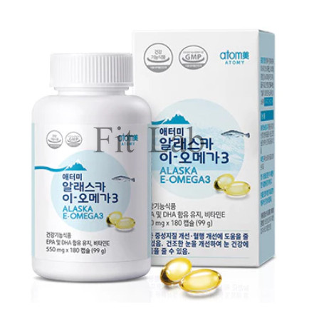 [3 box free 1]Atomy Alaska E-Omega 3 550mg x 180capsules/atomy alaska ...