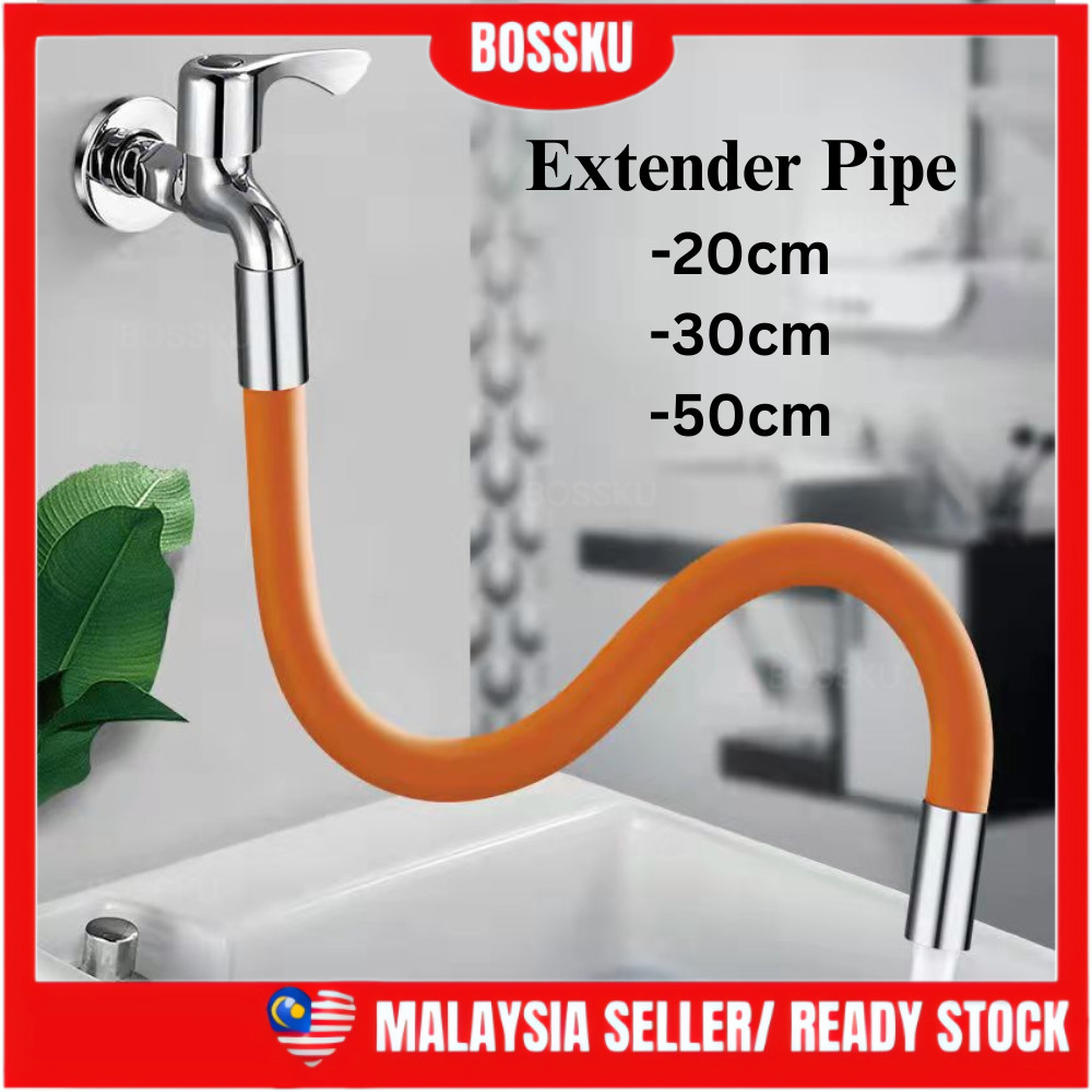 Bossku Paip Air Flexible Faucet Extender Flexible Hose Getah Paip ...