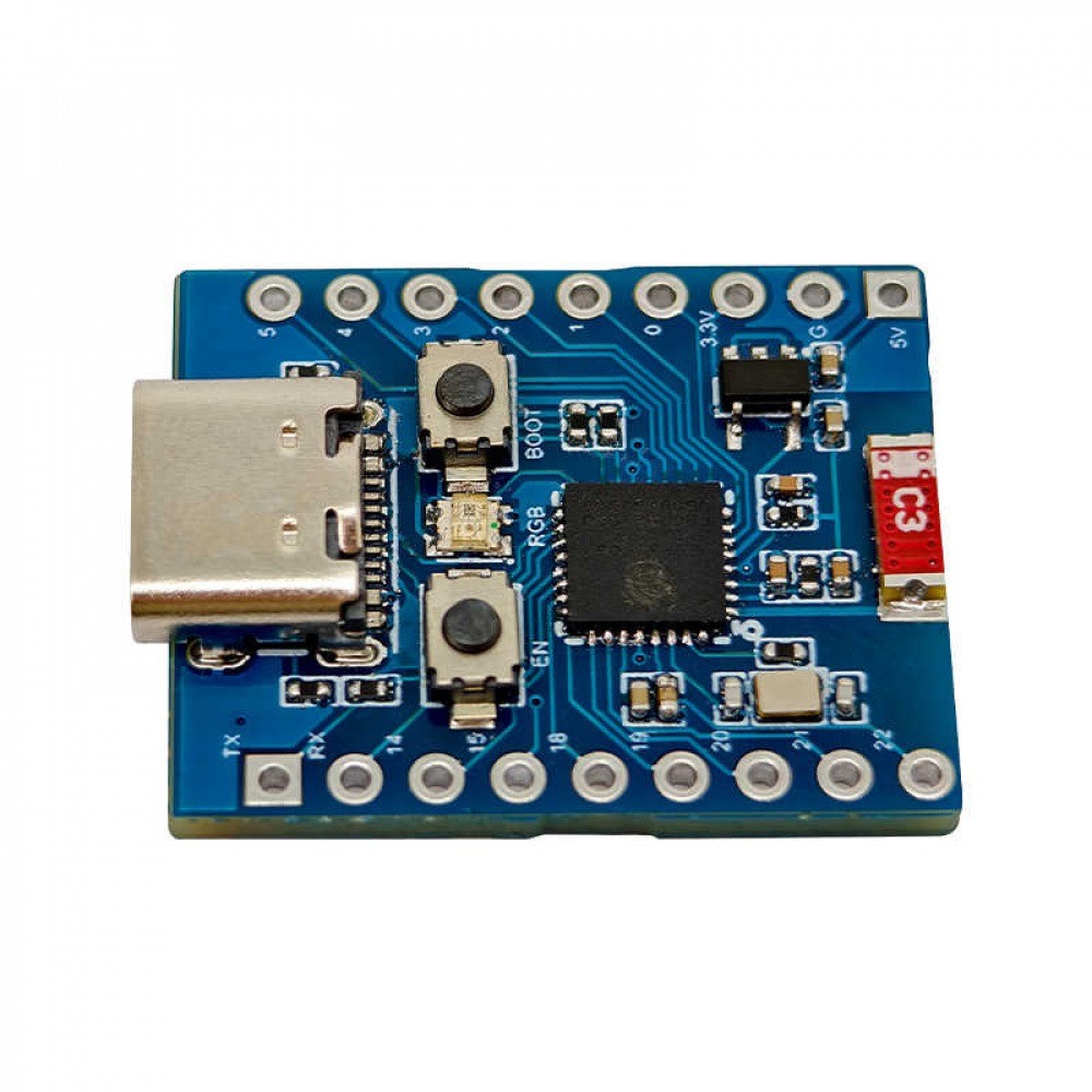 ESP32C6_TINY Development Board WIFI Bluetooth Module Onboard WS2812 ESP32-C6FH4 with RGB Light ...