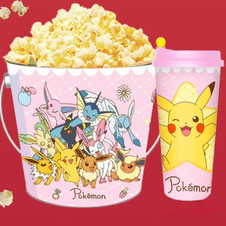 Pokémon Pokémon Pikachu Theme Bucket Cute Exquisite Derivatives Popcorn ...
