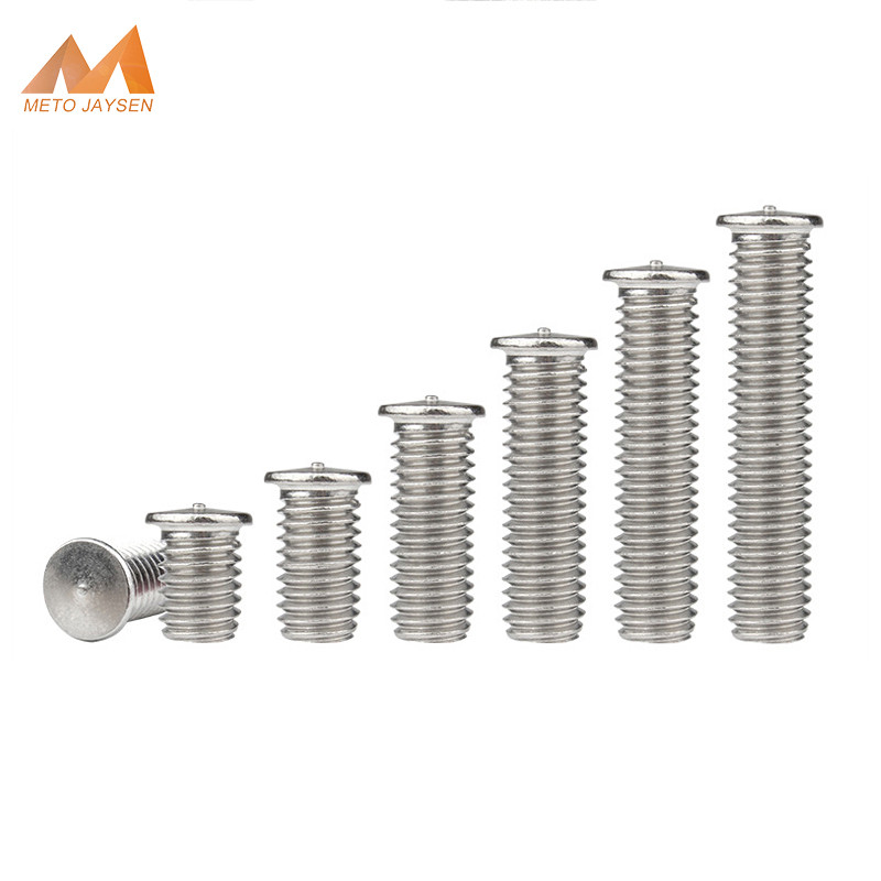 304 Stainless Steel M3 M4 M5 M6 M8 Stud Weld Threaded Spot-Welding Screw Solder Point Nail Bolt ...