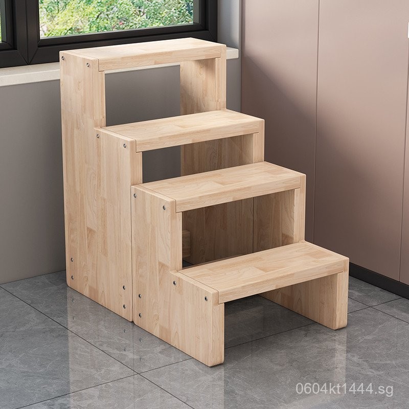 Multi-layer Combination Cabinet Balcony Step Solid Wood Staircase Q ...
