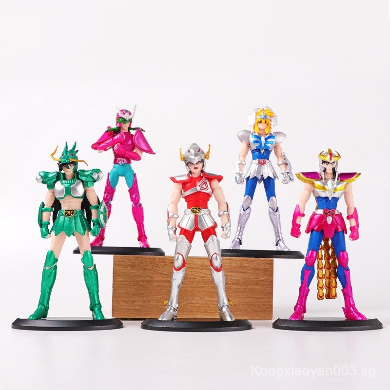 5Saint Seiya Figure Pegasus Fairy Scorpio Leo Figure Dark Saint Seiya ...