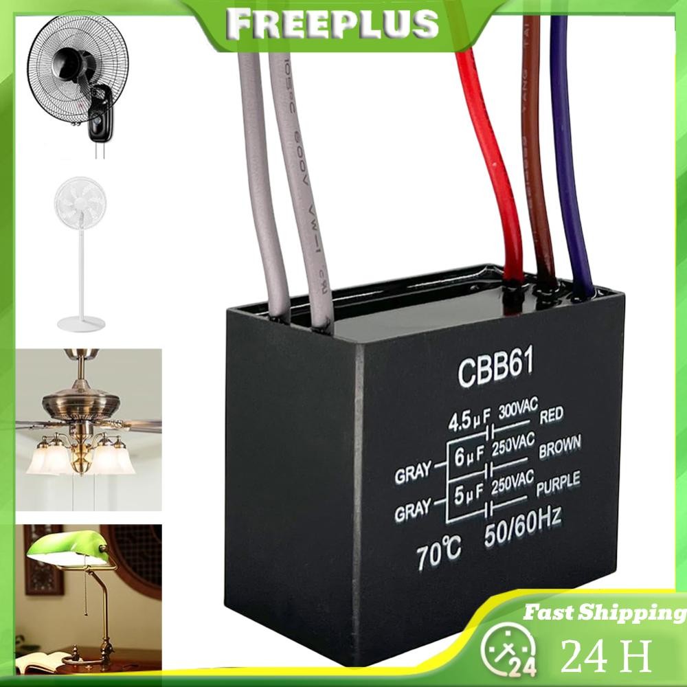Fan Speed Control Switch Ceiling Fan Capacitor 5 Wire 250V Fan Pull ...