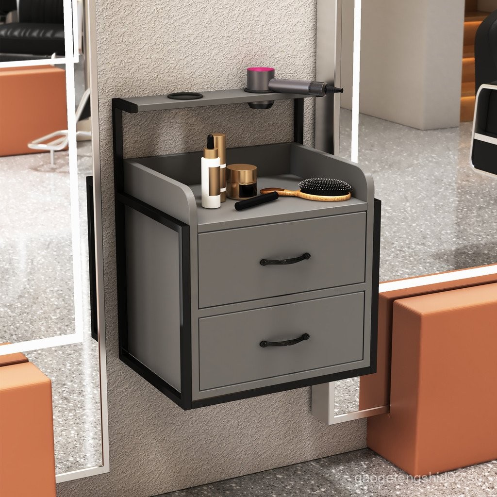 Hair Salon Wall-Mounted Tool Cabinet Barber Shop Special Tool Cabinet ...