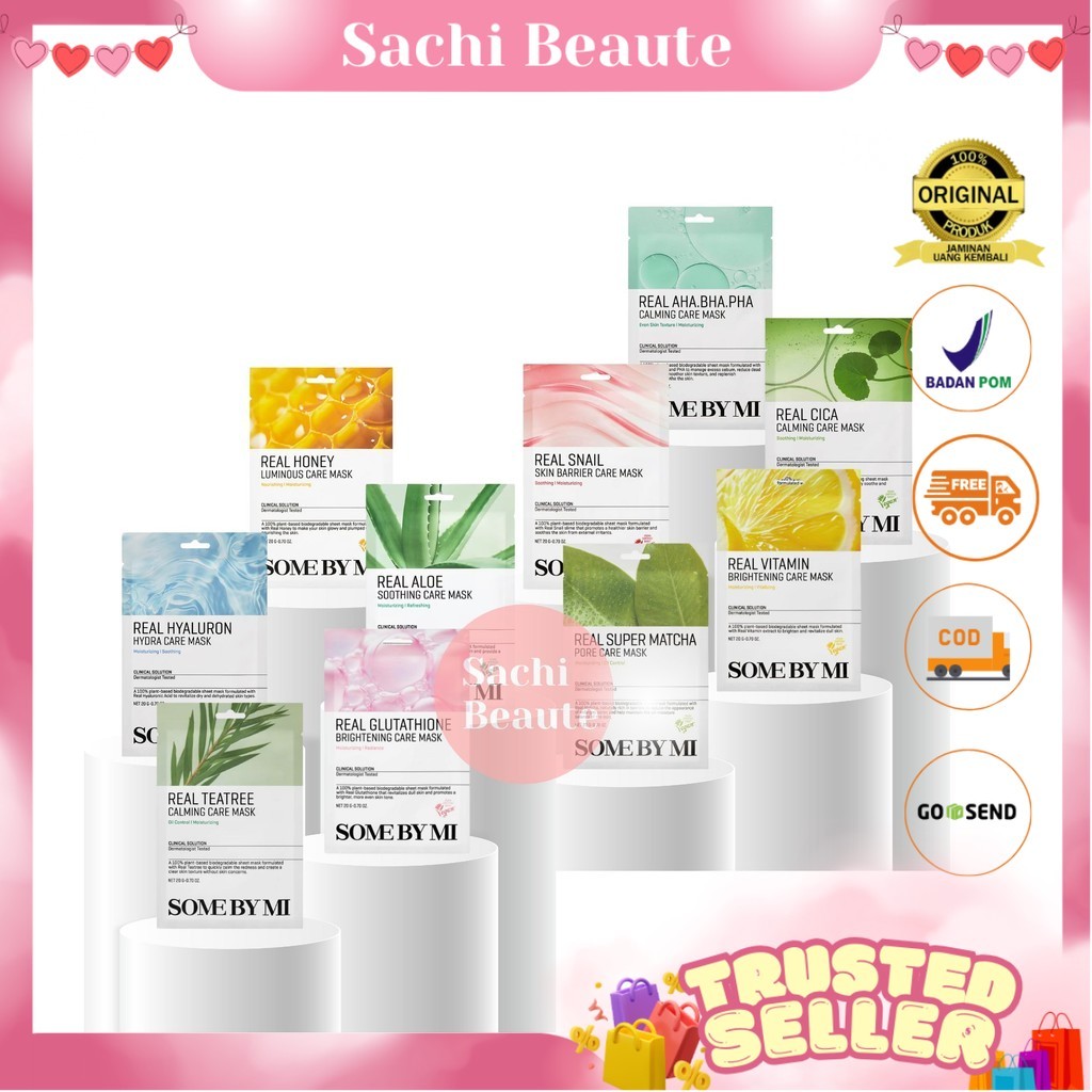 SOME BY MI Real Care Sheet Mask 20g somebymi facial Mask | Shopee Singapore