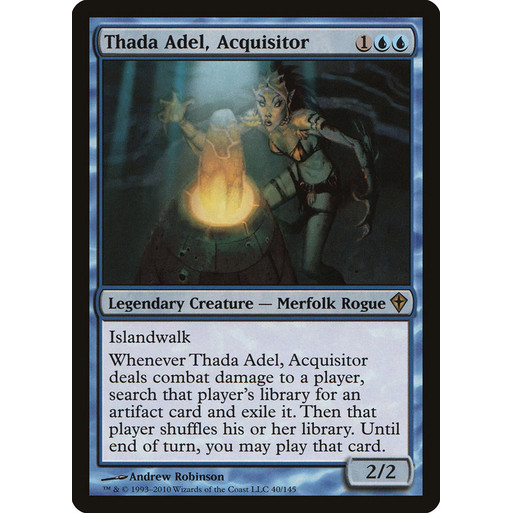 EDH PlayTest cards - Thada Adel, Acquisitor (Blue) | Shopee Singapore