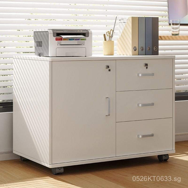 File Cabinet Low Cabinet Office Cabinet Wooden Office Cabinet with Lock ...