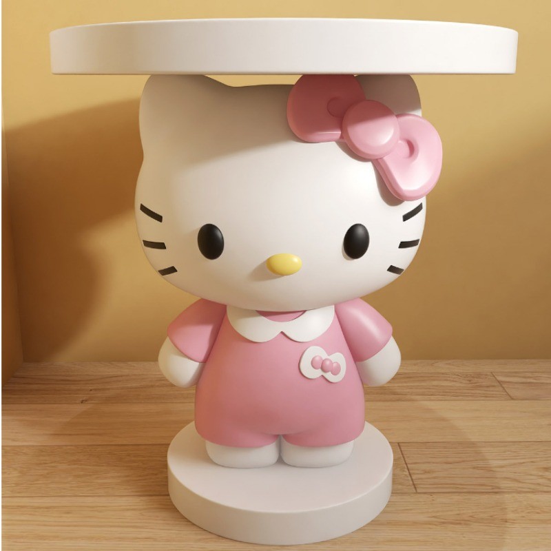 Hello Kitty Resin Accent Table - 45cm Cute Side Table Nightstand ...