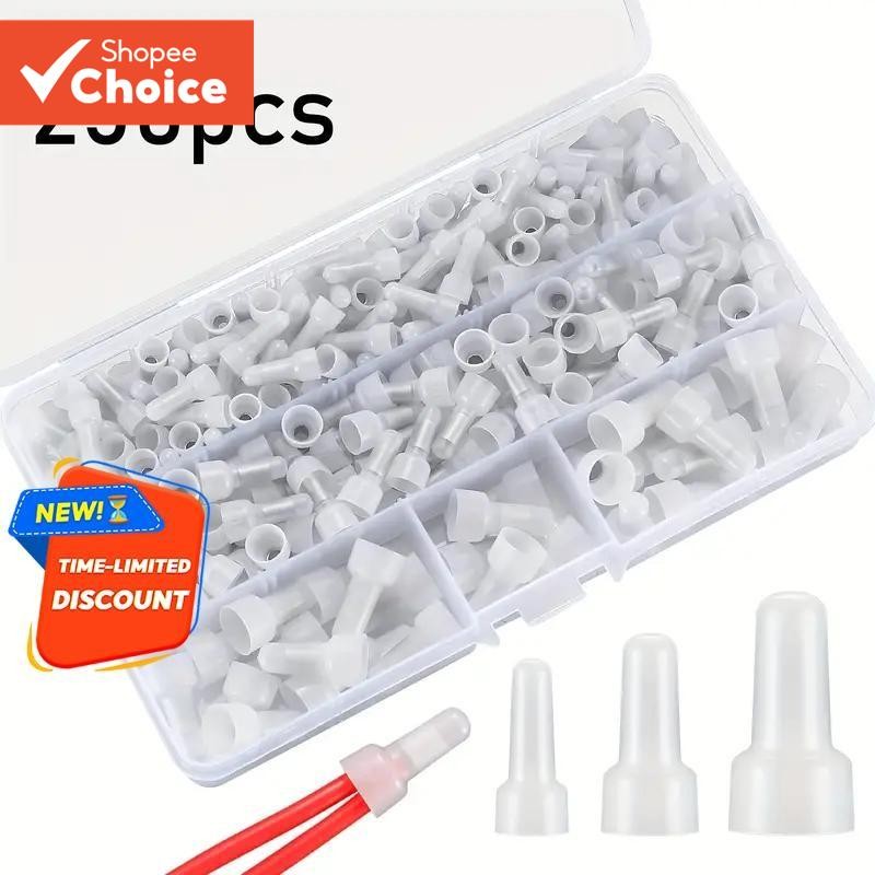 250pcs CE1/CE2/CE5 Connector Kit - Insulated Copper Crimp Terminals for ...