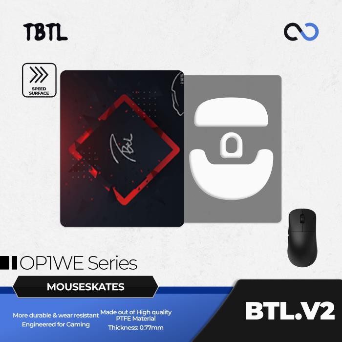 TBTL BTL V2 Endgame Gear OP18K OP1WE/ OP1 Series Mouse Feet/ PTFE Skate ...