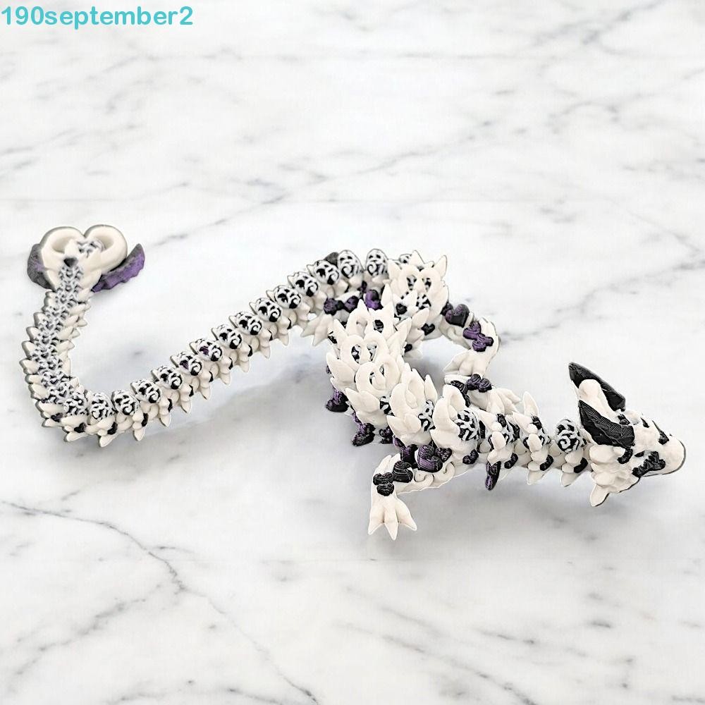 SEPTEMBERB 3D Printed Dragon, Simulated Eye All-in-one Molding 3D ...